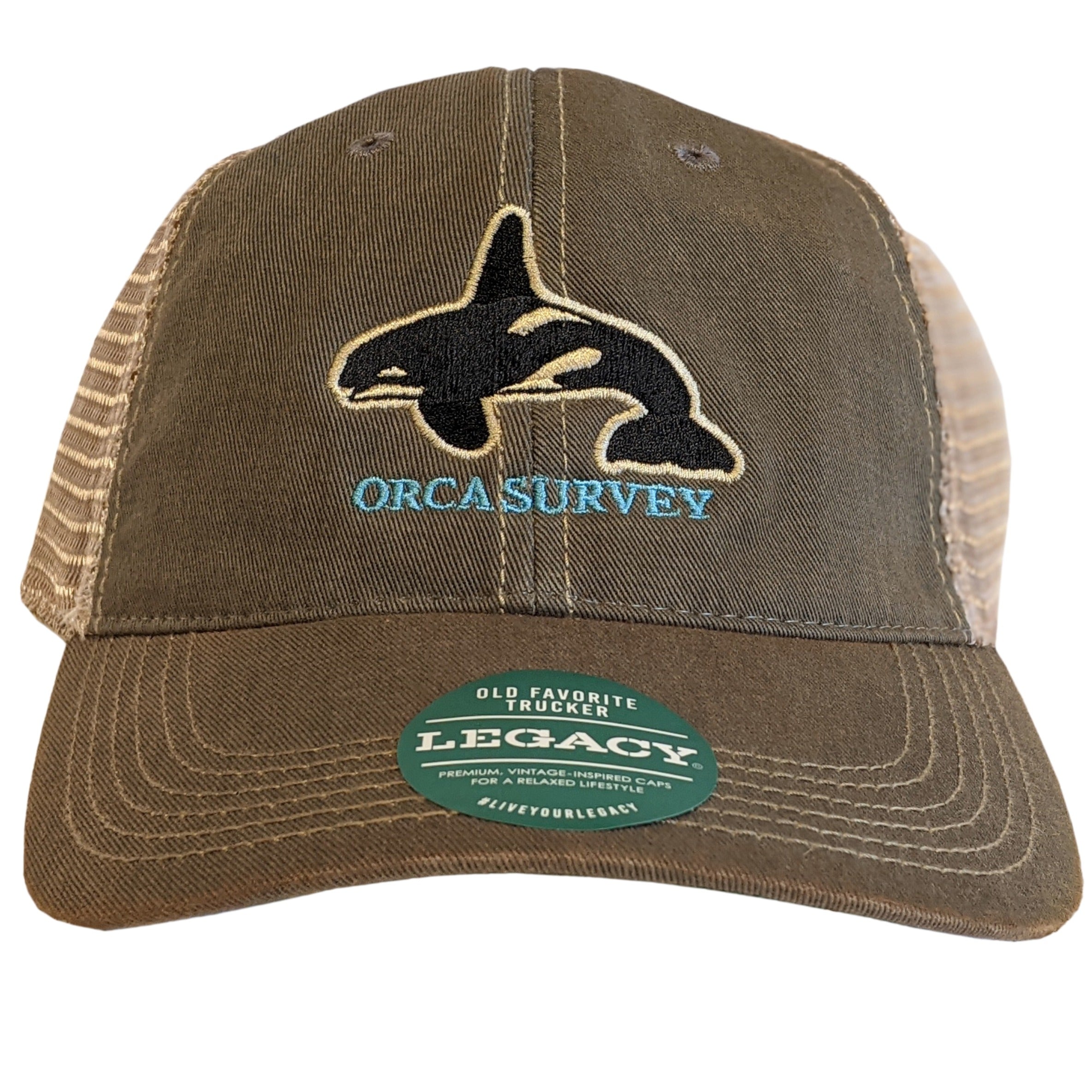 Orca Survey Trucker Hat – Center for Whale Research Store
