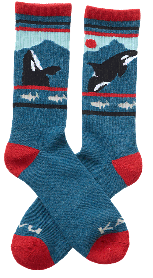 Kavu Orca Socks – Center for Whale Research Store